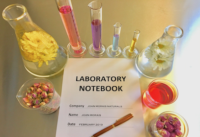 Laboratory Notebook Lab Notebook Joan Morais Cosmetics School