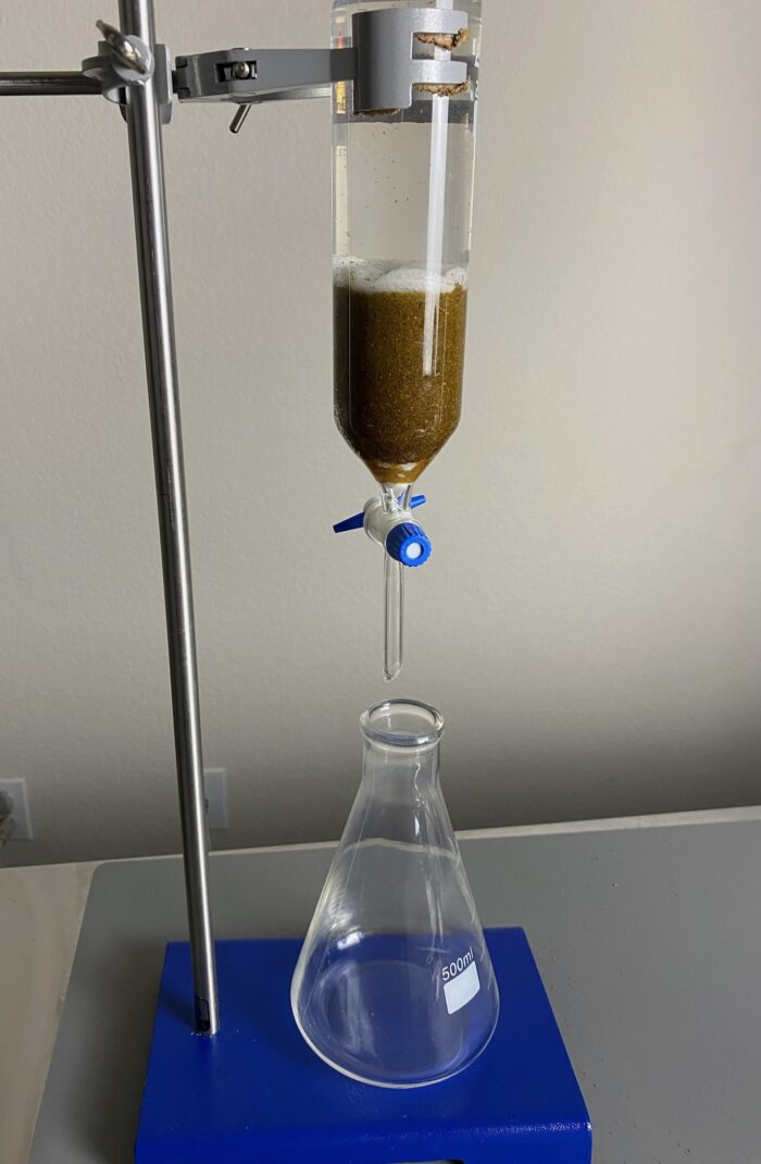 Percolation for Herbal Alcohol Extract